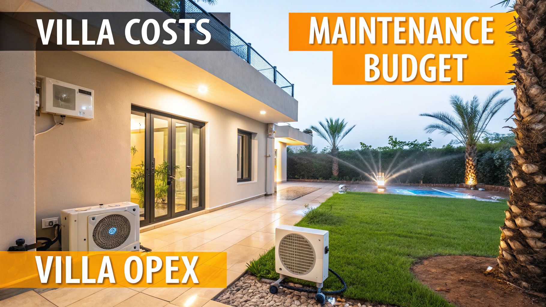 A Technical Guide: How Much Does It Cost to Maintain a Villa in Dubai?